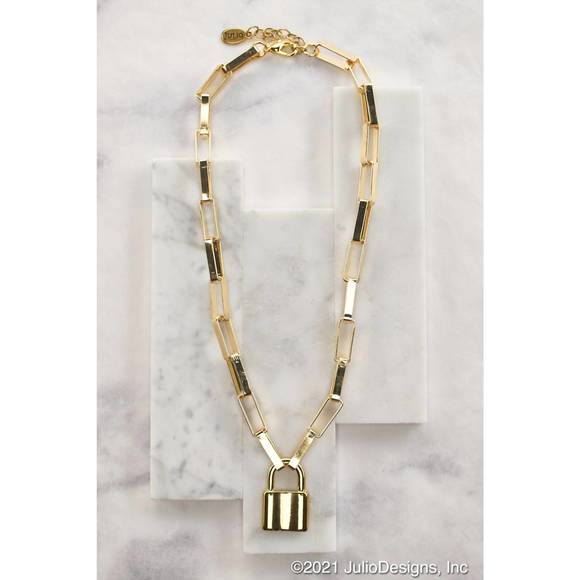 JULIO JEWELRY | Jewelry | New Julio Jewelry Bane Necklace In Gold ...